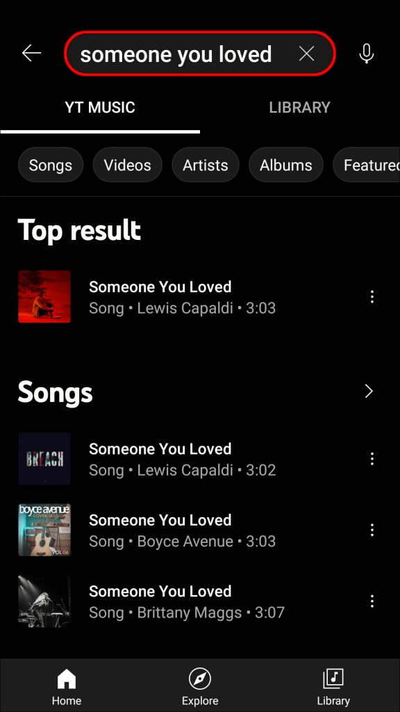 How to Add or Remove Songs from the Library in YouTube Music