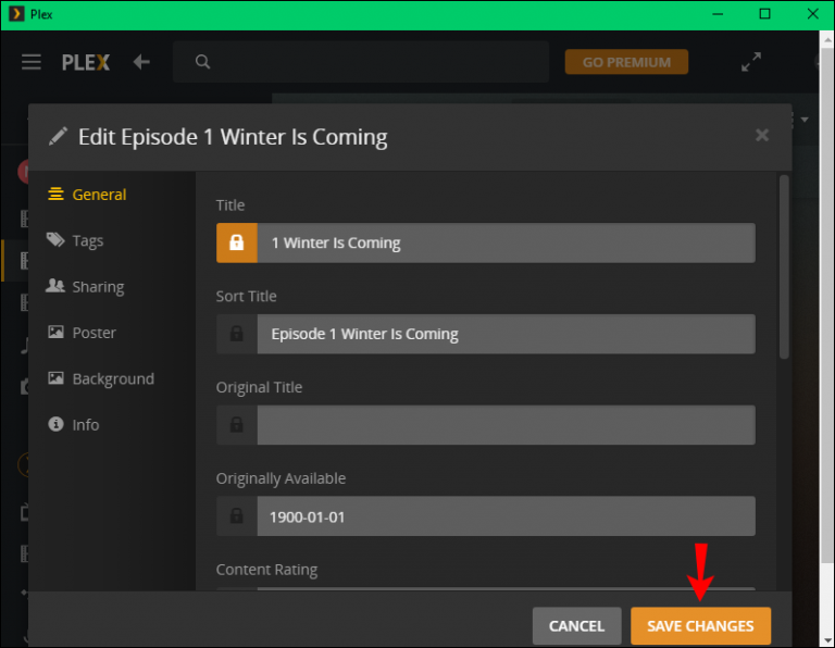 How to Name TV Shows and Movies in Plex