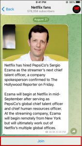 How to Join a Channel in Telegram