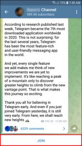 How to Join a Channel in Telegram