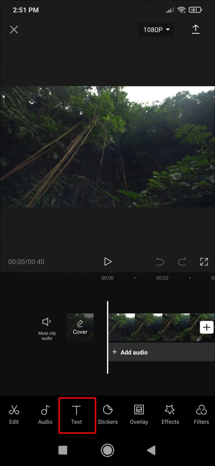 How to Add Text in CapCut