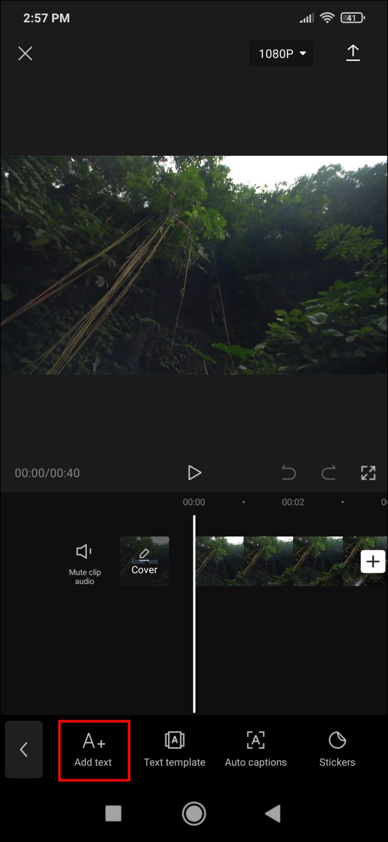 How to Add Text in CapCut