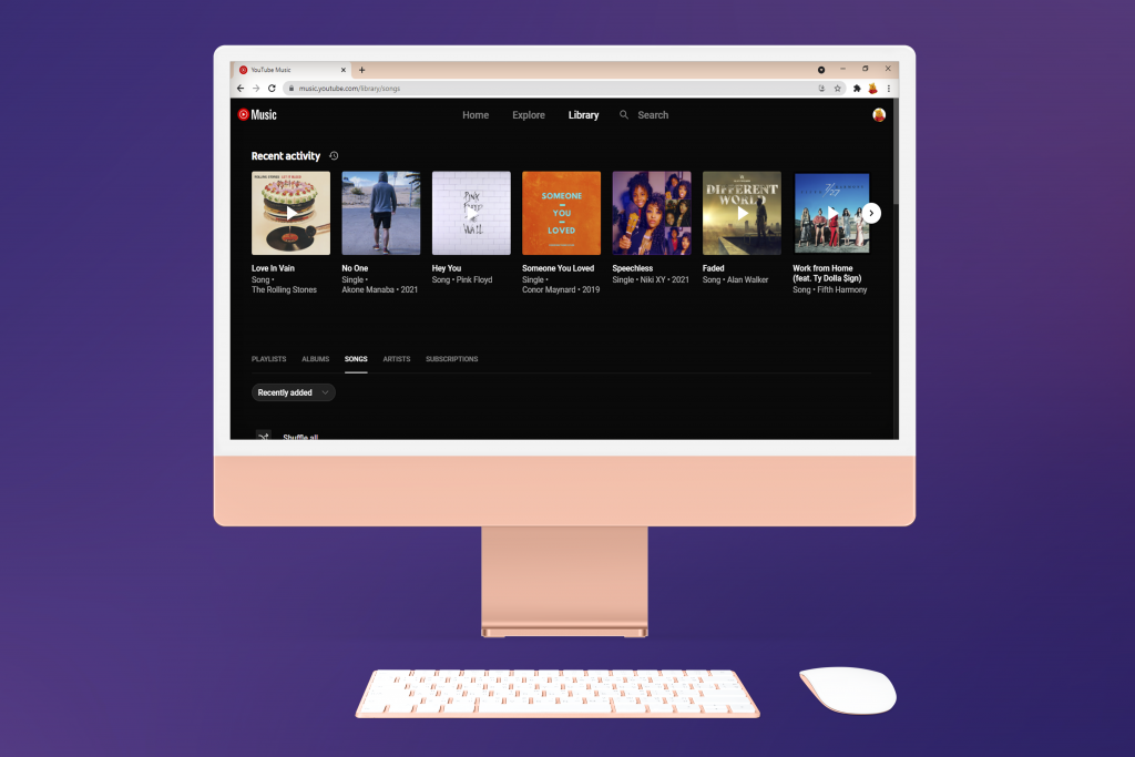 How to Add or Remove Songs from the Library in YouTube Music