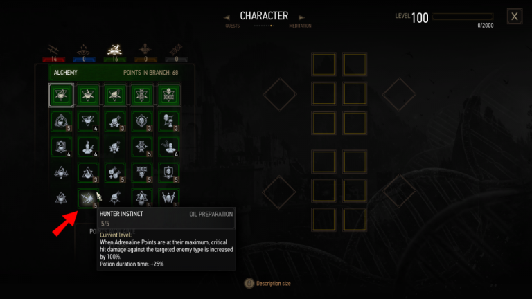 How to Use Adrenaline in The Witcher 3: