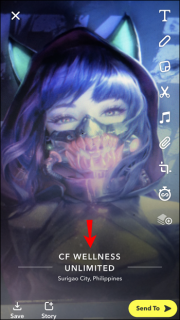 How to Add Location Information or Filters to a Snapchat Post