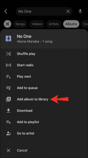 How to Add or Remove Songs from the Library in YouTube Music