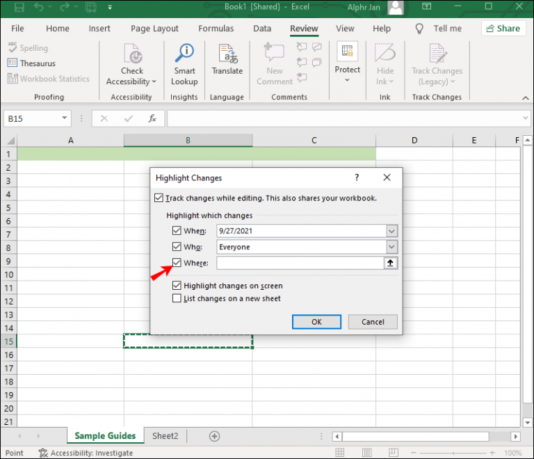 How to Check Who Edited an Excel Spreadsheet