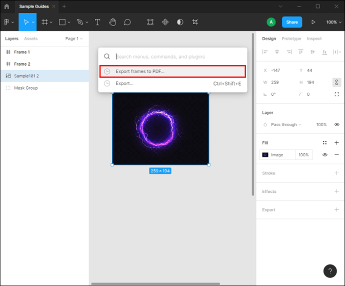 How To Export A Design To Pdf In Figma