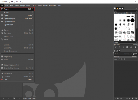 How to Make Shapes in Gimp