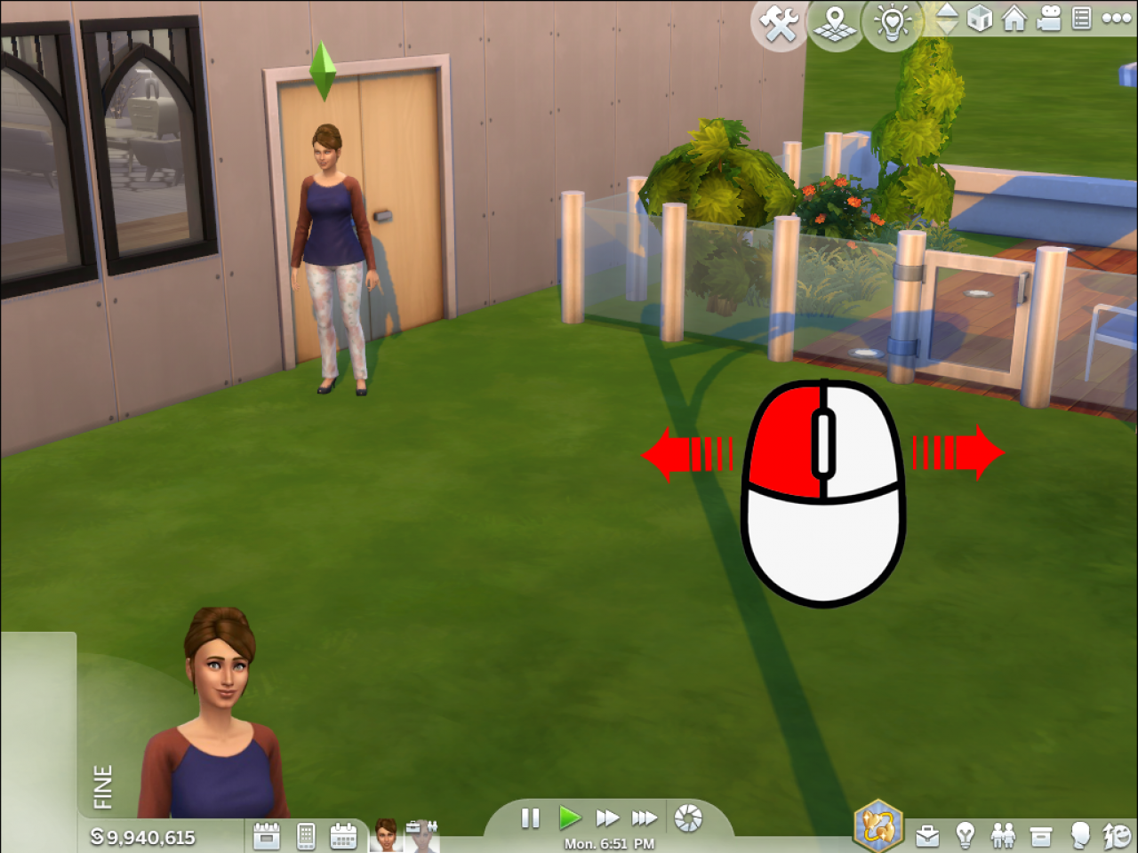 How to Rotate the Camera Angle in The Sims 4