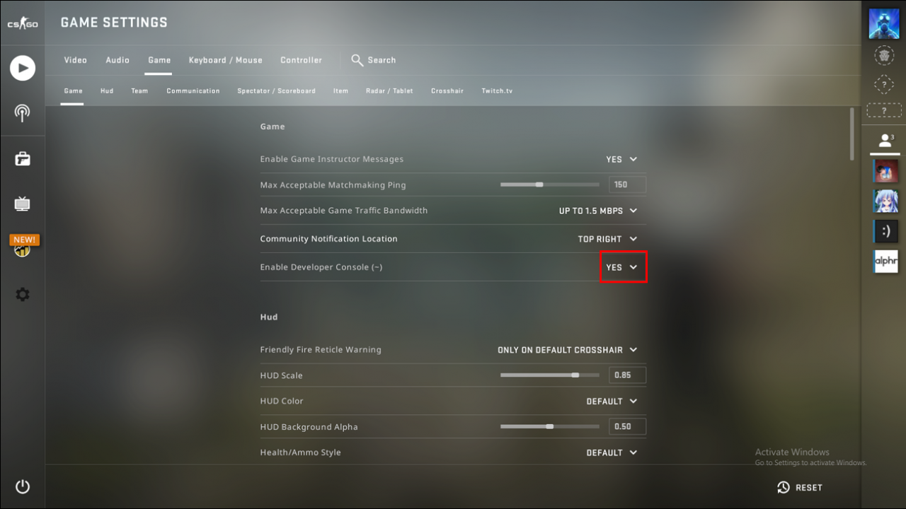 How to Open the Map in CSGO