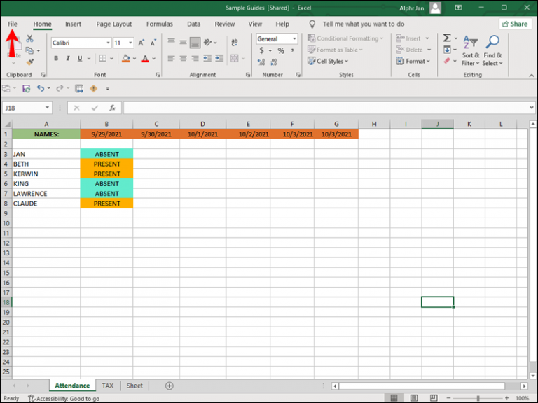 How To Remove Shared Access Permissions for Someone in an Excel File