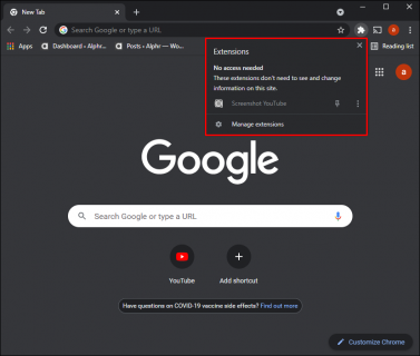 How To Pin Extensions to the Bar in Chrome