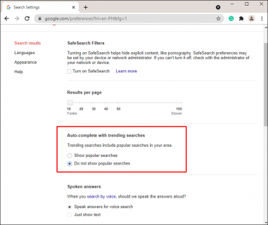 How to Turn Off Trending Searches on Google