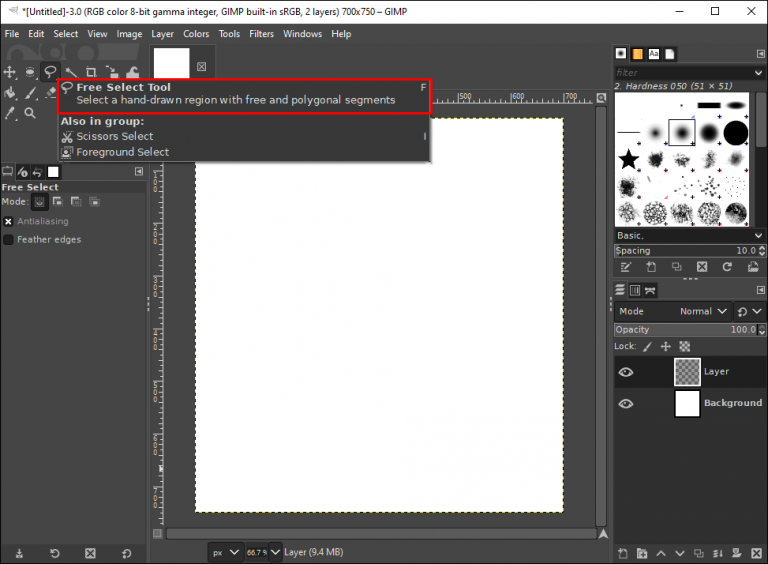 How to Make Shapes in Gimp