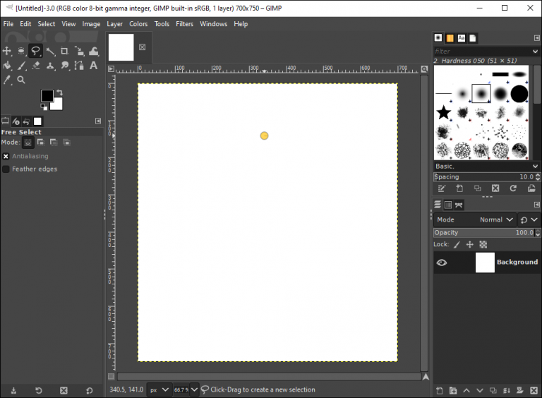 How to Make Shapes in Gimp