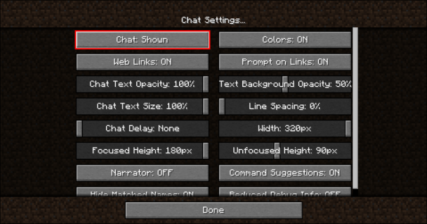 How to Disable Chat in Minecraft [All Versions]