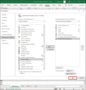How To Remove Shared Access Permissions for Someone in an Excel File
