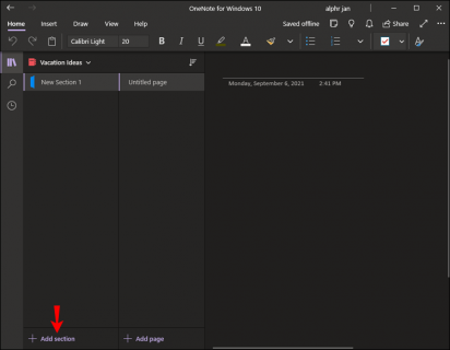 How to Add a New Notebook in OneNote