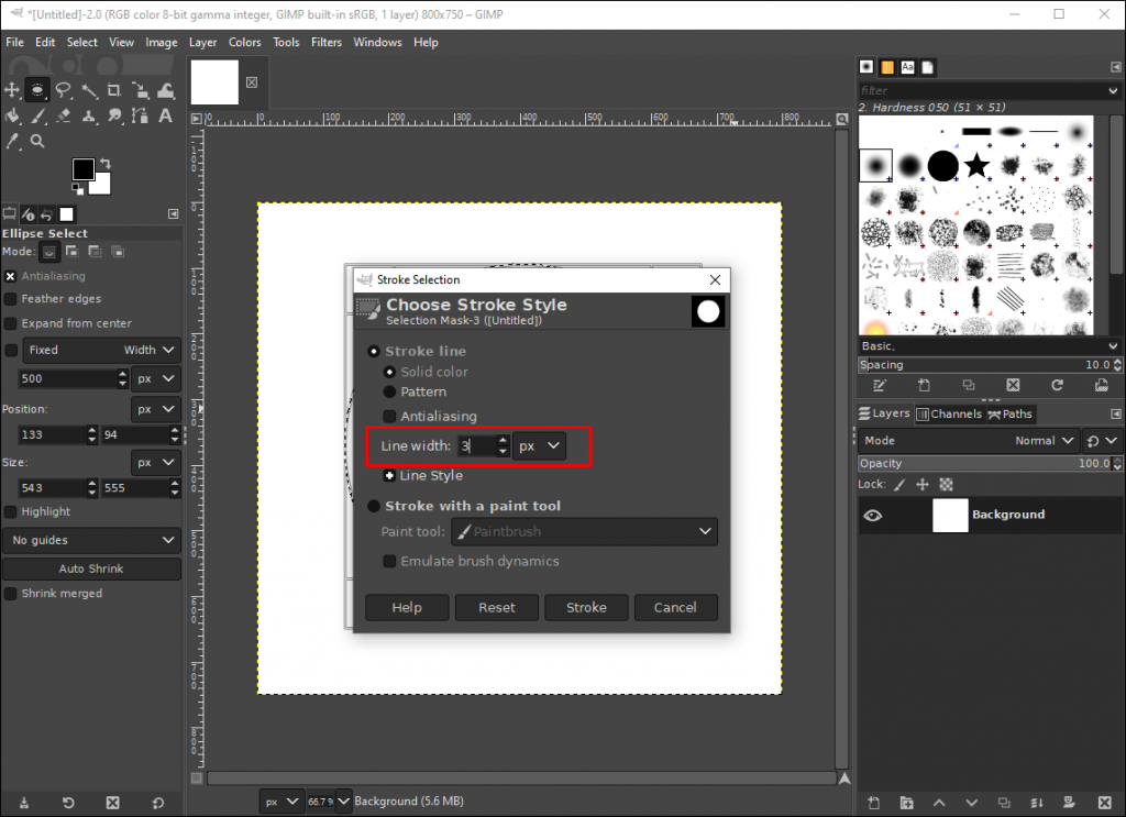How to Make Shapes in Gimp