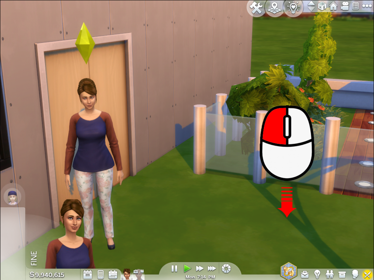 How to Rotate the Camera Angle in The Sims 4
