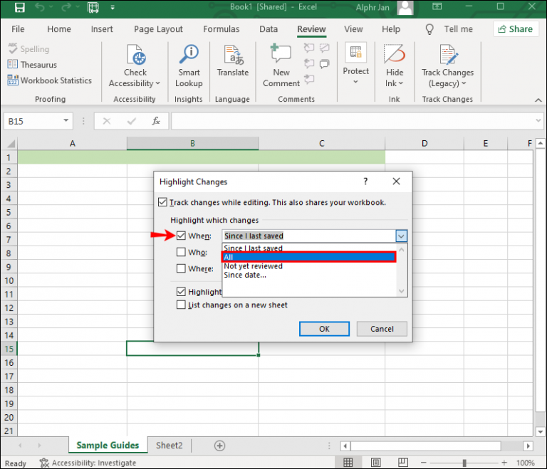 How to Check Who Edited an Excel Spreadsheet
