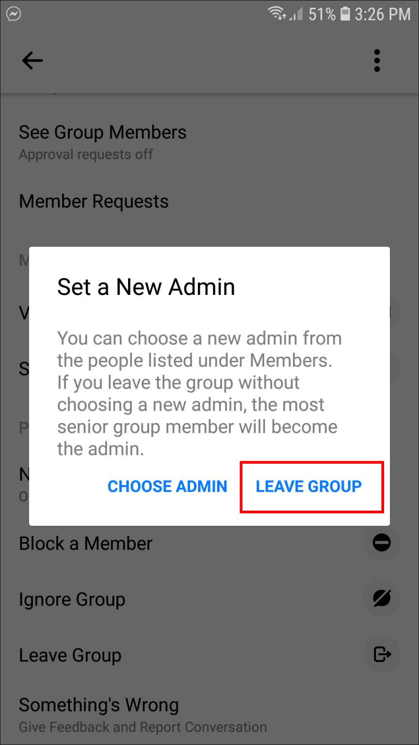 How to Leave a Group in Facebook Messenger