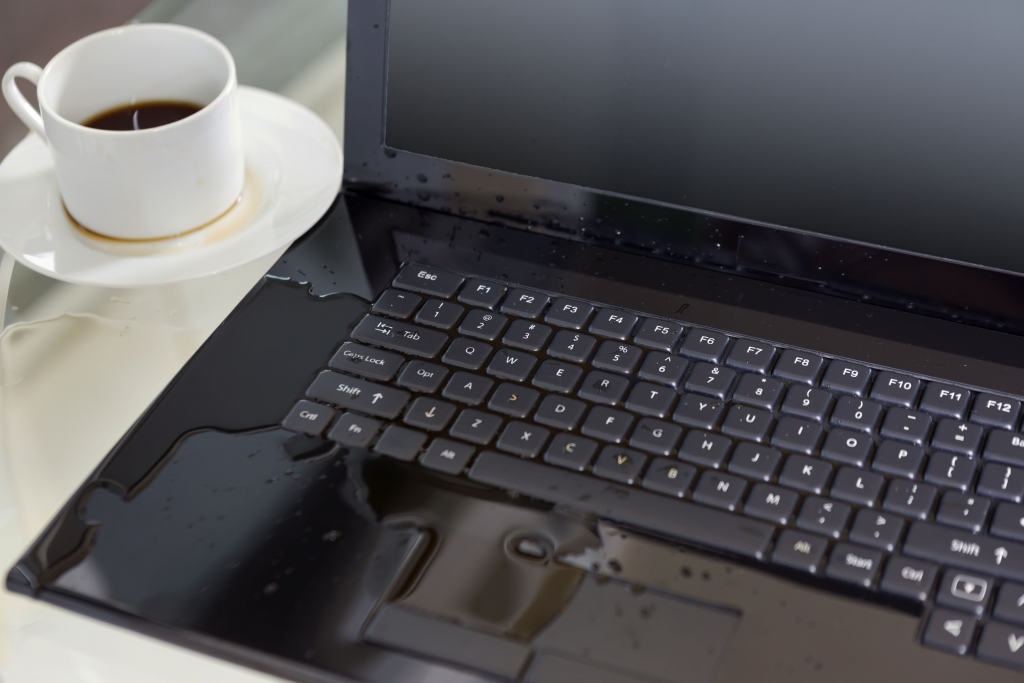 How to Care for a Laptop After Spilling Water or a Drink on It