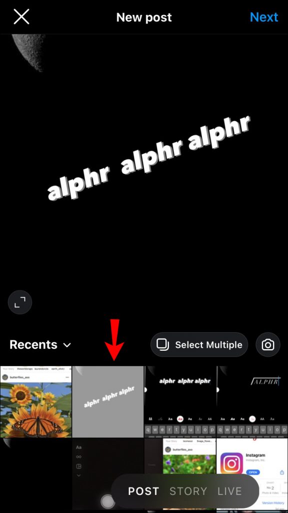 How to Add Text to an Instagram Photo
