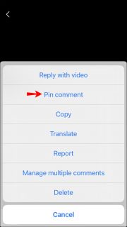 How to Pin a Comment in TikTok
