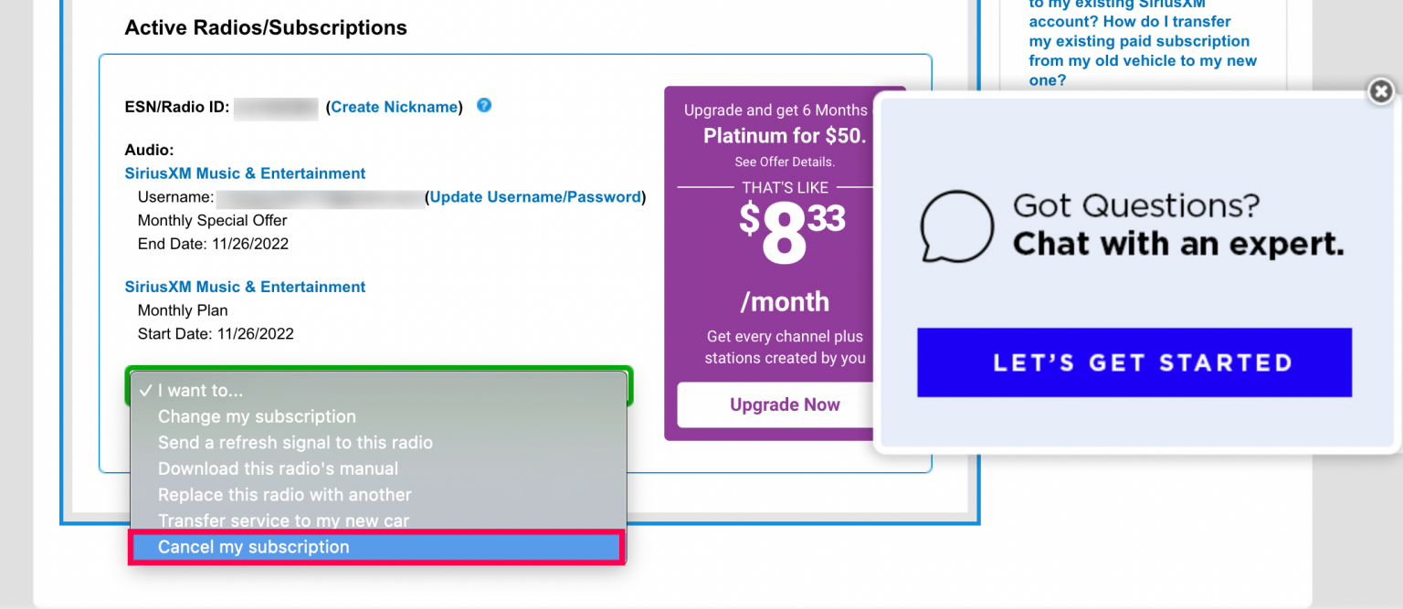 How to Cancel Sirius XM