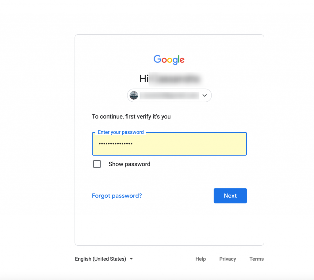 How to Reset Your Gmail Password