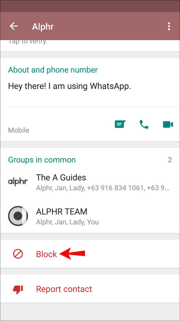 How to Block a Group in WhatsApp