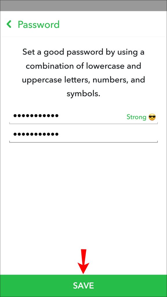 How to Change your Password in Snapchat