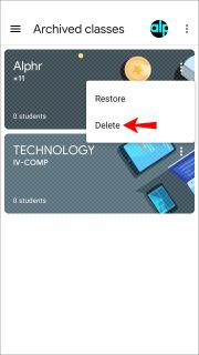 How to Delete a Class in Google Classroom