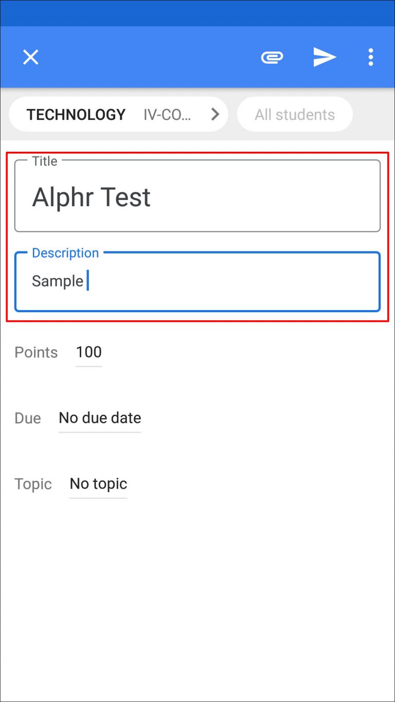 How to Create an Assignment in Google Classroom