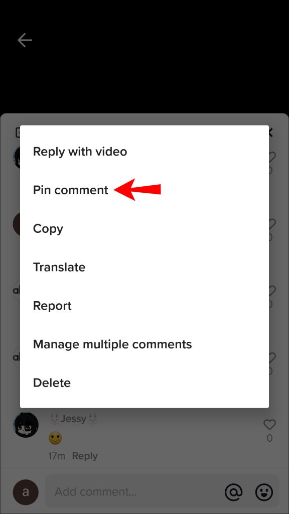How to Pin a Comment in TikTok