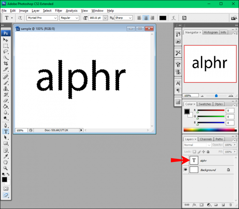 How to Outline Text in Photoshop