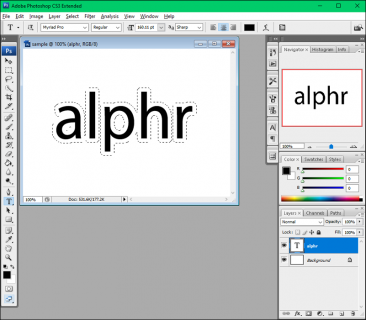 How to Outline Text in Photoshop