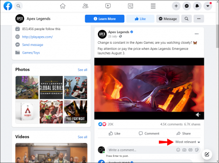 How To Stop Facebook Filtering Comments