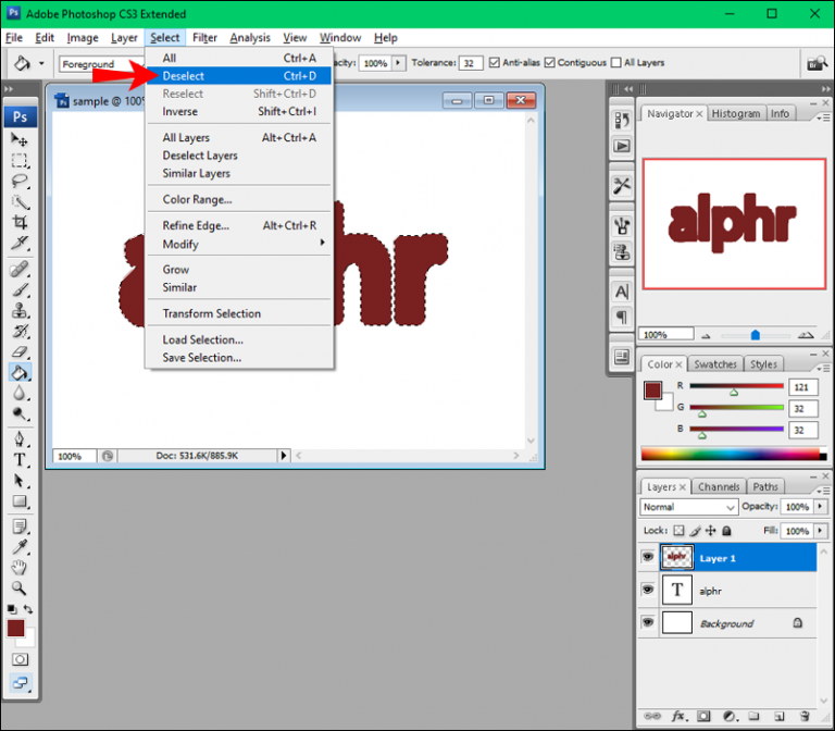 How to Outline Text in Photoshop