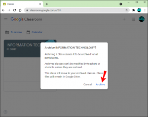 How to Delete a Class in Google Classroom