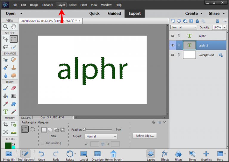 How to Outline Text in Photoshop