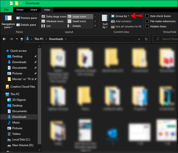 How to Remove Today Yesterday From File Explorer in Windows 10