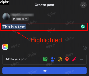 How to Bold Text on Facebook