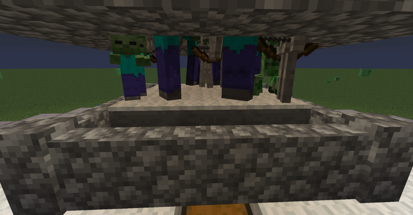 How To Build a Hostile Mob Farm in Minecraft