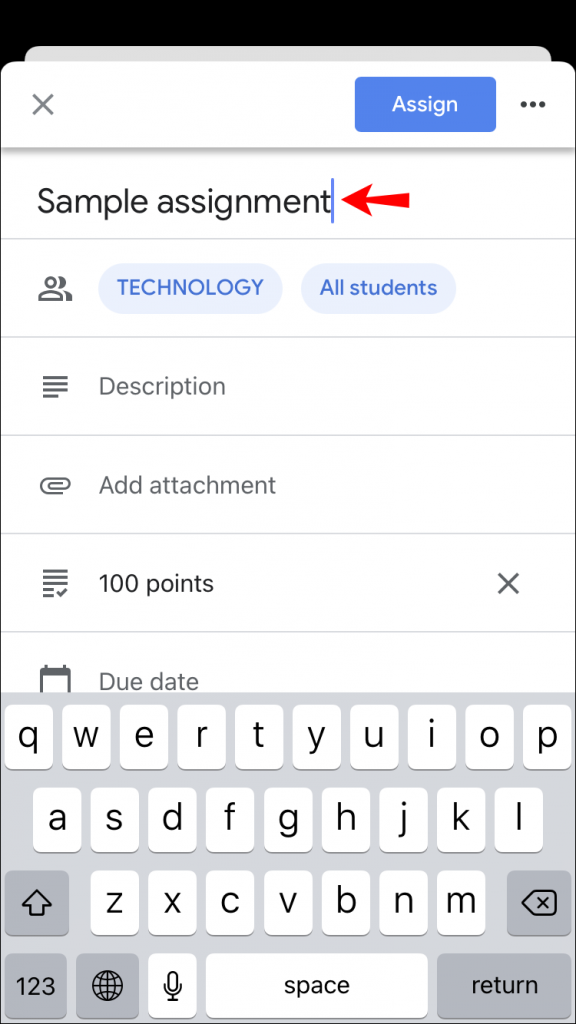 How to Create an Assignment in Google Classroom