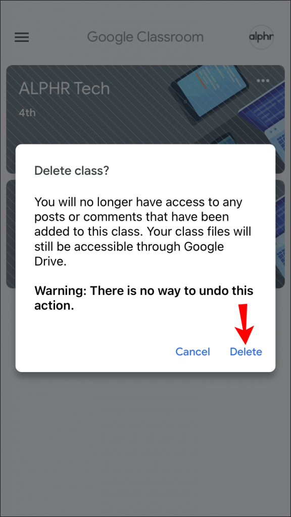 How to Delete a Class in Google Classroom