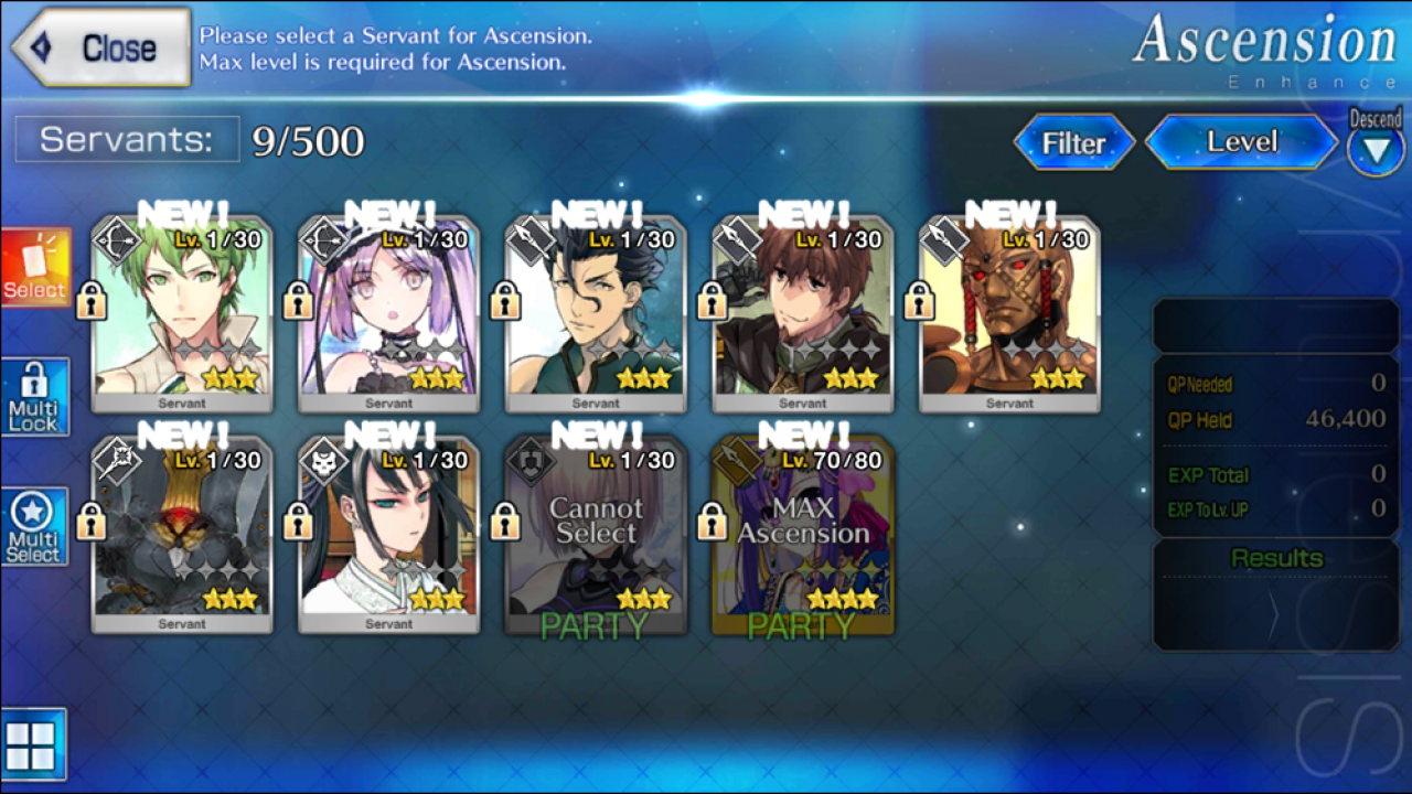 How to Level Up Servants in Fate/Grand Order