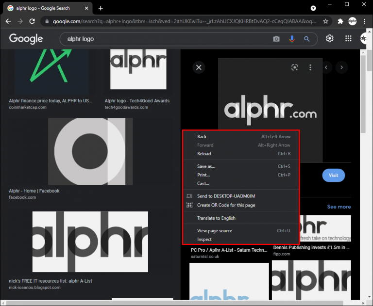 How To Save Images on a Webpage When Right Click Is Disabled